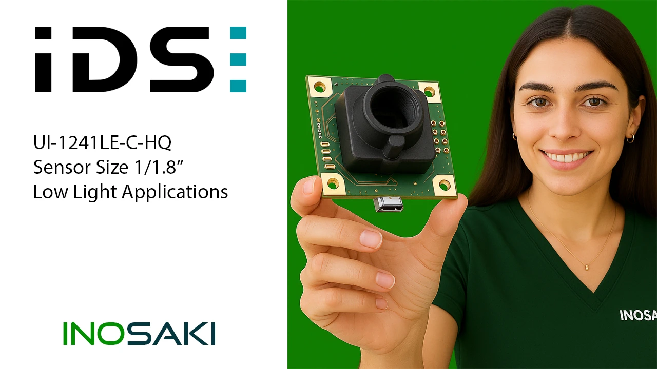 IDS UI-1241LE-C-HQ Industrial Camera – 1.3 MP Color, USB 2.0, Global ...